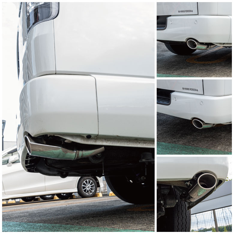 日本代購代標第一品牌【樂淘letao】－200系 ハイエース DX/GL 7型迄OK マフラーカッター オーバル/ステンレス